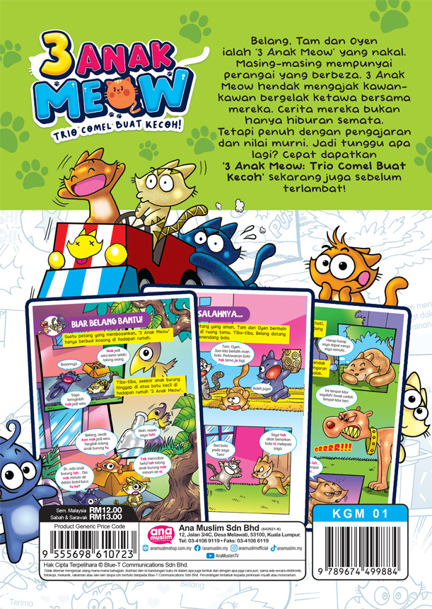 3 ANAK MEOW - TRIO COMEL BUAT KECOH! – AMNIAGA