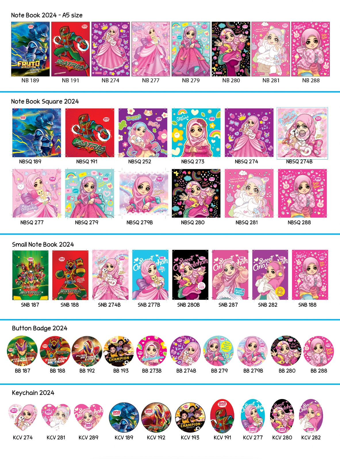 Keychain Ana Muslim Terbaru 2025 – AMNIAGA