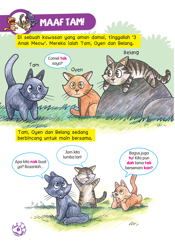 3 ANAK MEOW - TRIO COMEL BUAT KECOH! – AMNIAGA